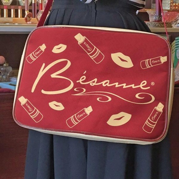 Besame Cosmetics | Bags | New Besame Canvas Shoulder Bag | Poshmark